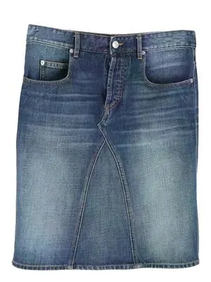 ISABEL MARANT VINTAGE Denim Mini Skirt - Blue