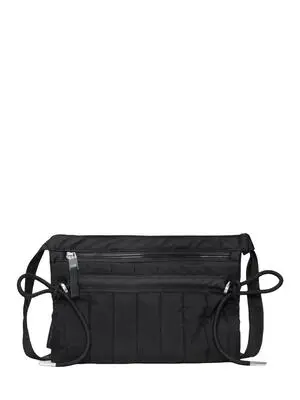 Rains Quilted Shoulder Bag - Black