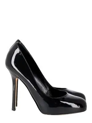 SERGIO ROSSI Patent Leather Pumps - Black