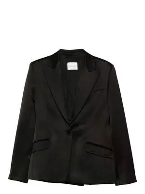 Andamane Single-breasted Blazer - Black
