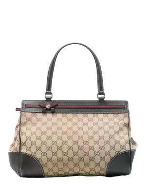 Gucci Gg Canvas Mayfair Tote Bag - Brown