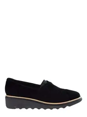 Clarks Sharon Form Loafers - Black