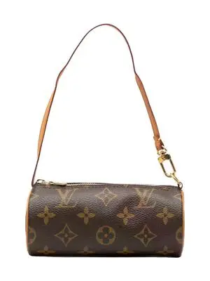LOUIS VUITTON 1990-2010 Monogram Papillon Pochette - Brown