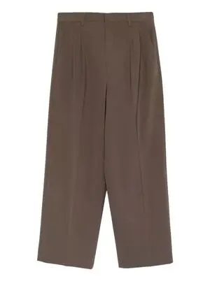 ROSSI Pleated Trousers - Green