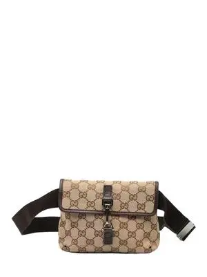 Gucci Gg Canvas Jackie Belt Bag - Brown