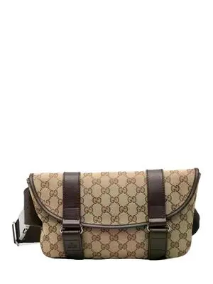Gucci Gg Canvas Belt Bag - Brown