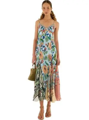 FARM RIO Floral Delhi Sleeveless Maxi Dress
