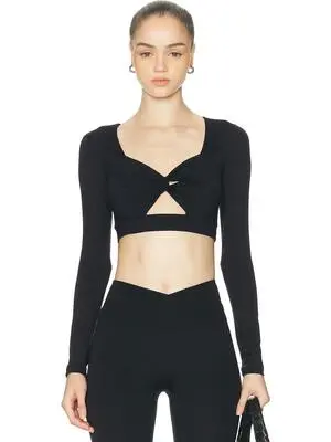 NORBA Shell Long Sleeve Top - Black