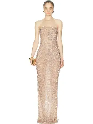 THE NEW ARRIVALS ILKYAZ OZEL The New Arrivals By Ilkyaz Ozel Isis Strapless Dress Nova Roma