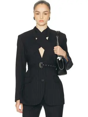 Monse Harness Tailored Blazer - Dark Sapphire