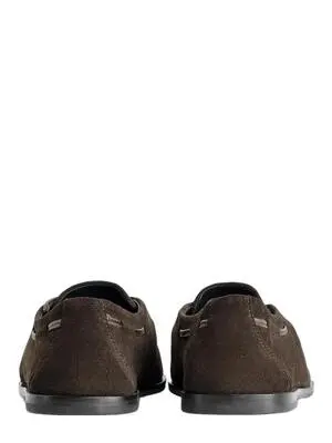 Cos Suede Deck Shoes - Brown