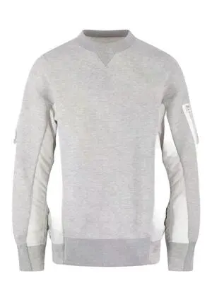 Sacai Crew Neck Sweater - Grey