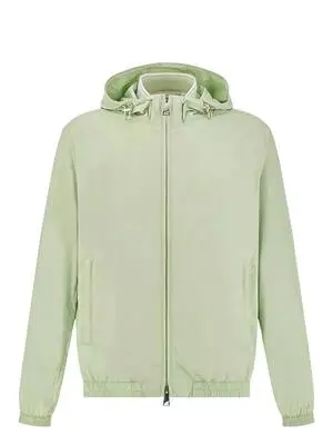 Paul & Shark Hooded Windbreaker Jacket - Green