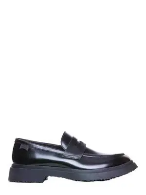 Camper Walden Round-toe Leather Loafers - Black