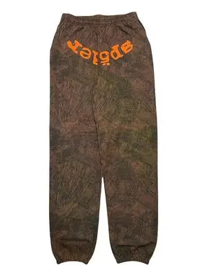 SP5DER T&f Tree Camouflage Track Pants - Brown