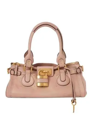 Chloé Paddington Padlock-detail Tote - Pink