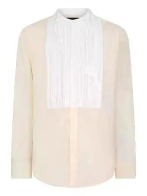 Dsquared2 Dropped Shoulder Bowtie Silk Shirt - Neutrals