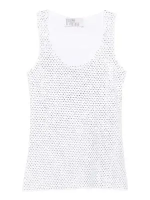 Giuseppe Di Morabito Sequin Embellished Tank Top - White