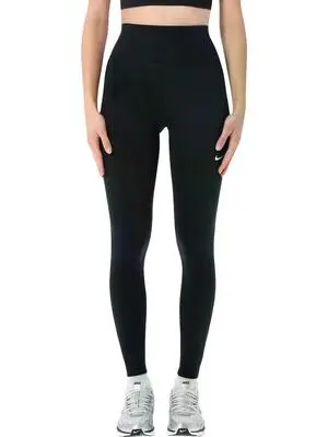 Nike Logo-detail Leggings - Black