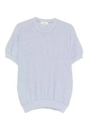 PIACENZA CASHMERE 1733 Striped Top - Blue
