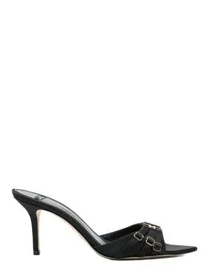 Elisabetta Franchi Logo-plaque Sandals - Black