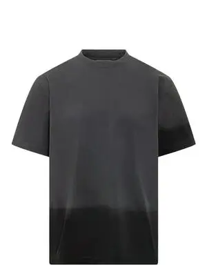 Y3 Dip-dye Short-sleeve T-shirt - Grey