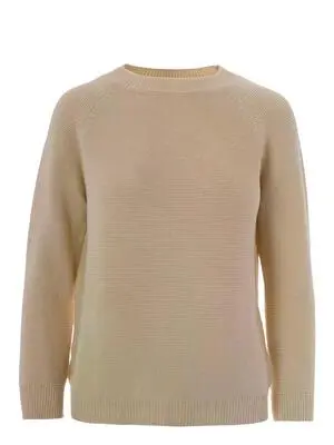 Max Mara Raglan Knit Sweater - Neutrals