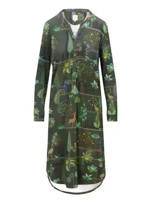PIP STUDIO Floral Print Nightdress - Green