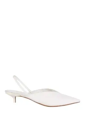 NEOUS Slingback Heeled Pumps - White