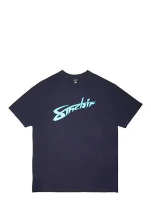 SINCLAIR Text Logo Short Sleeve T-shirt - Blue