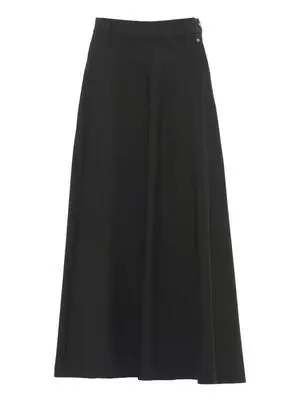 Herno Zip-fastening Maxi Skirt - Black
