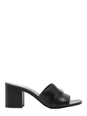 Tory Burch Leelee Leather Sandals - Black