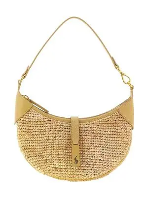 Polo Ralph Lauren Mini Raffia Shoulder Bag - Neutrals