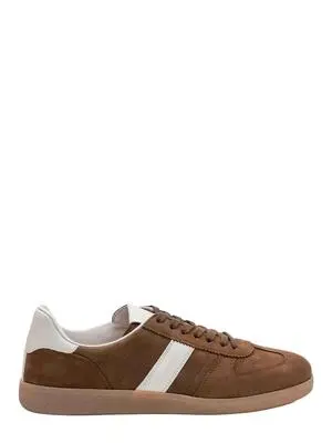 TOM FORD Stripe Nubuck Terence Sneakers - Brown