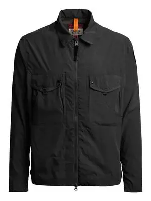 PARAJUMPERS Pocket Zipped Overshirt - Black