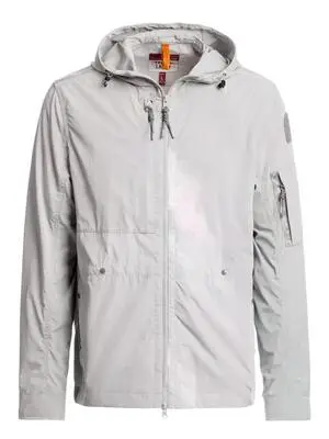 PARAJUMPERS Hooded Zip-up Jacket - Grey