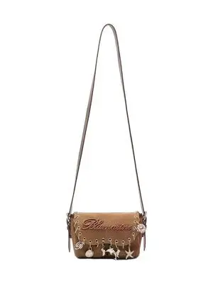 Blumarine Charm-detail Shoulder Bag - Neutrals