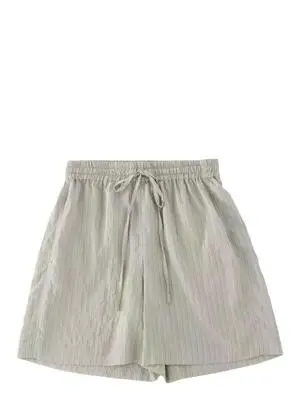 Studio Nicholson Pinstripe Drawstring Shorts - Grey