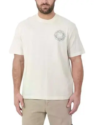 Stone Island Logo-print T-shirt - White