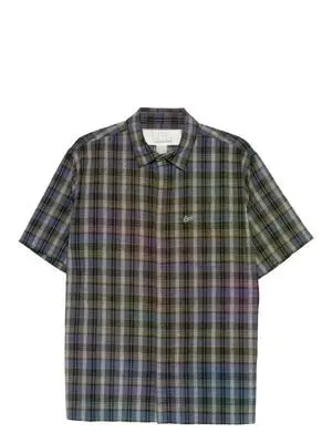 ERL Check-pattern Shirt - Brown