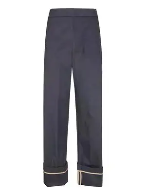 Herno Cuffed-hem Trousers - Grey