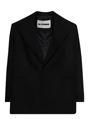 JIL SANDER Single-breasted Blazer - Black