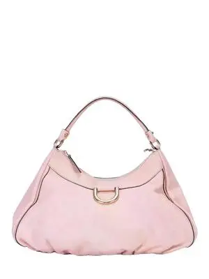 Gucci Abbey D Patterned Leather Handbag - Pink