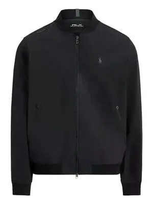 Rlx Ralph Lauren Zipped Bomber Jacket - Black