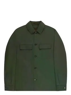 Incotex Chest-pocket Shirt Jacket - Green