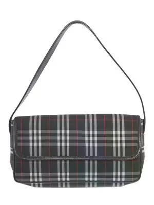 BURBERRY Tartan-Pattern Rectangular Bag