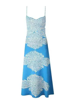 Alexis Rayana Floral-print Maxi Dress - Blue