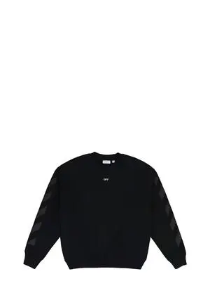Off-White Diagonal Crewneck Sweatshirt - Black