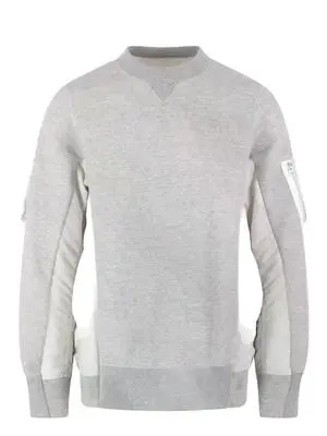 Sacai Crew Neck Pullover - Grey