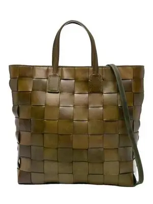 Dragon Diffusion Medium Woven Tote Bag - Green